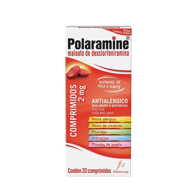 Compre Polaramine 2mg - 20 Comprimidos