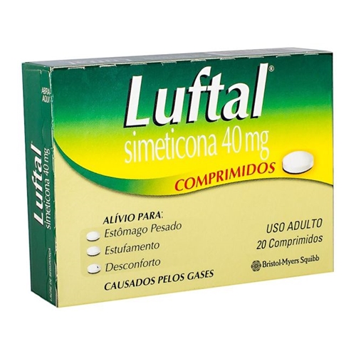Compre Simeticona 40mg 20 Comprimidos (Medley) Genérico Luftal ...