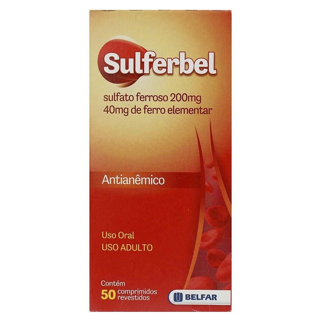 Compre Sulferbel 40mg 50 Comprimidos