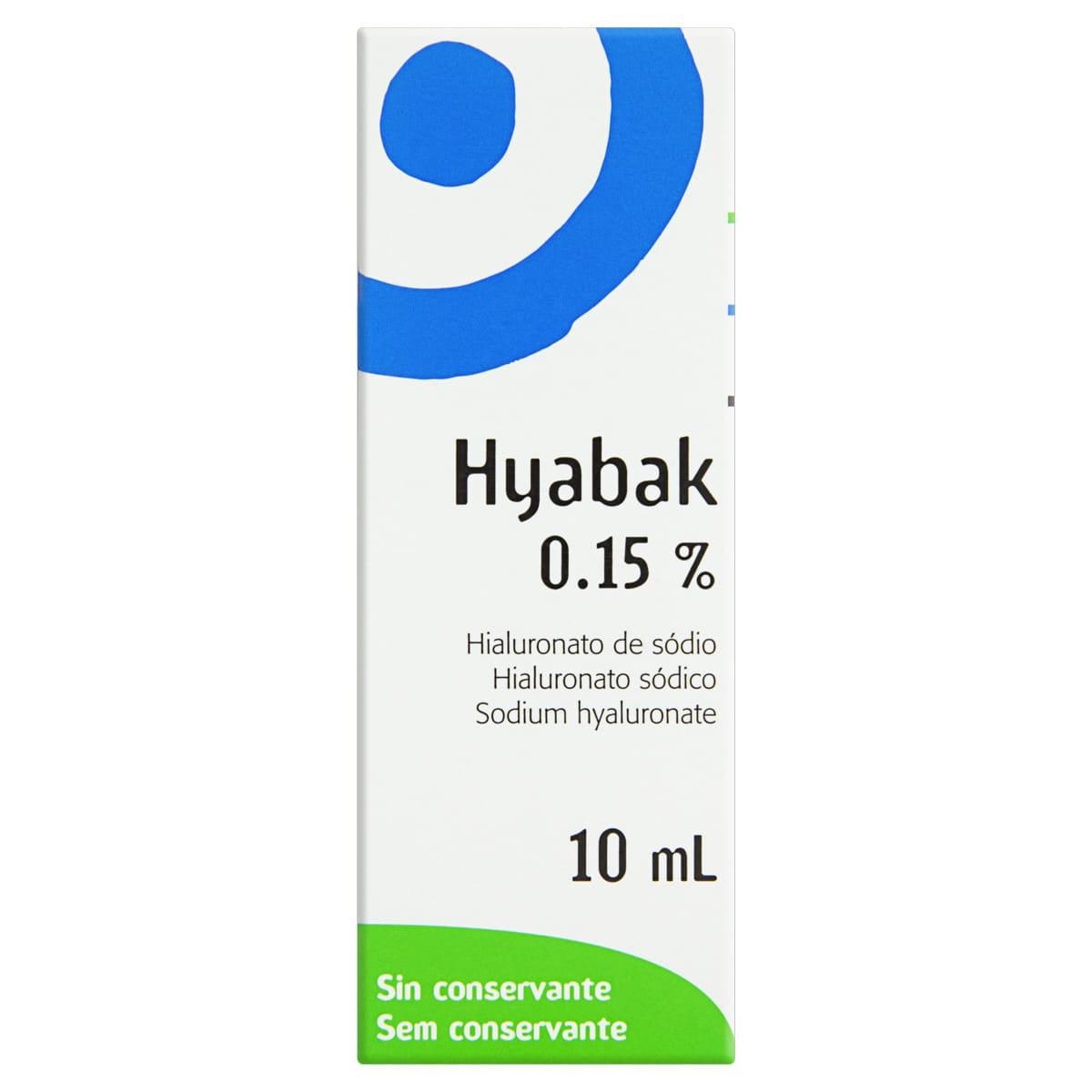 Colírio Hyabak 0,15% 10ml Na Drogaria Primus