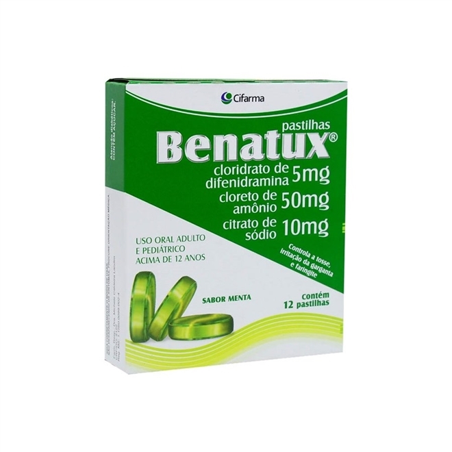 Compre Benatux Menta - 12 Pastilhas