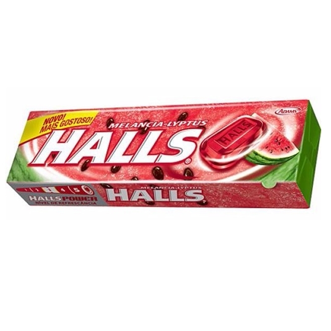 DROPS HALLS SABOR MELANCIA
