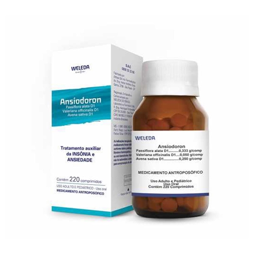 Ansiodoron 220 Comprimidos Weleda Na Drogaria Primus