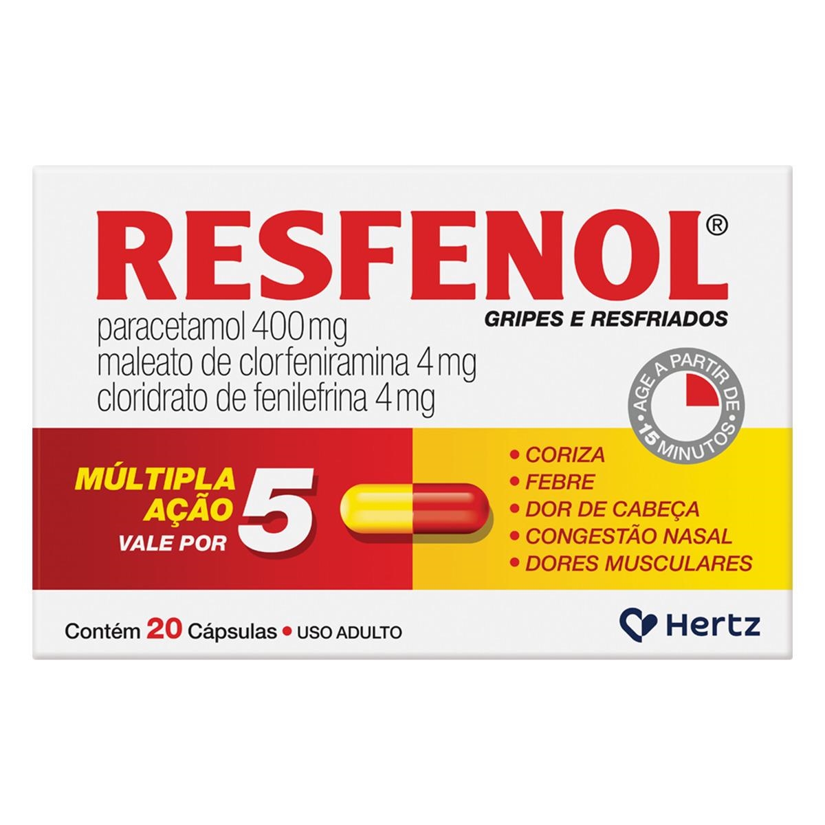 Compre Resfenol 20 Cápsulas