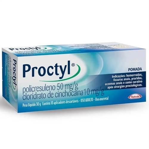 Compre Proctyl Pomada 30gr + 10 Aplicadores