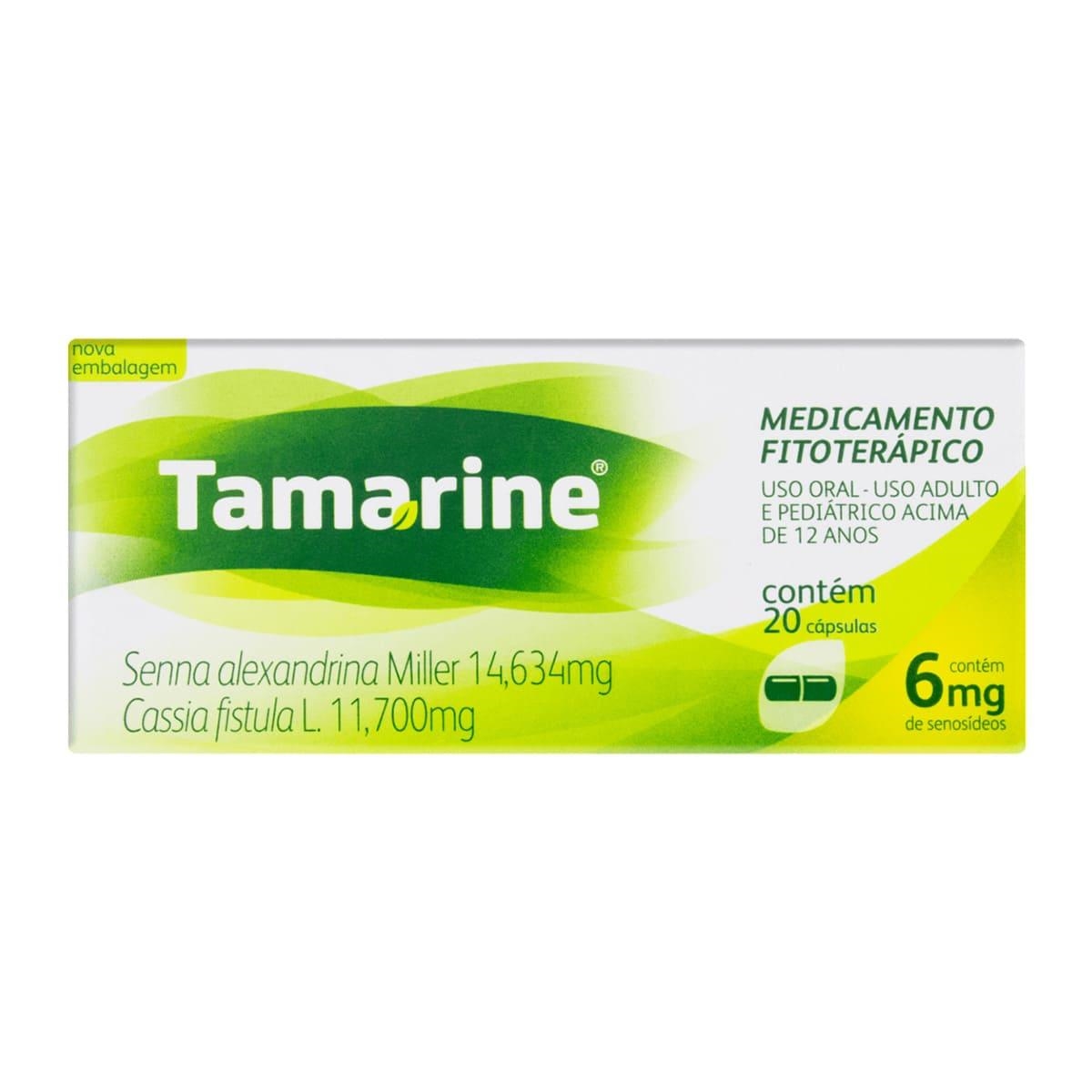 Tamarine 6mg 20 Cápsulas Na Drogaria Primus