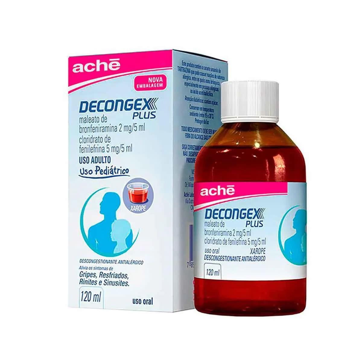 Decongex Plus Xarope 120ml Na Drogaria Primus