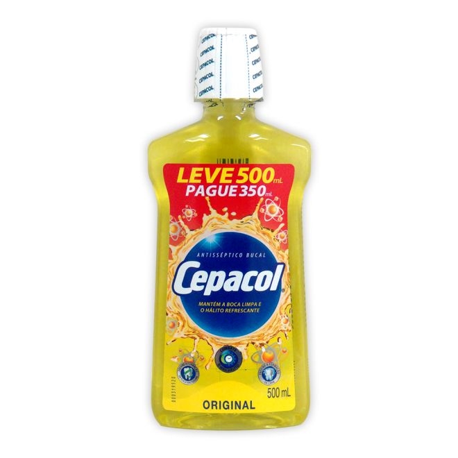 Compre Cepacol Original Leve 500ml Pague 350ml