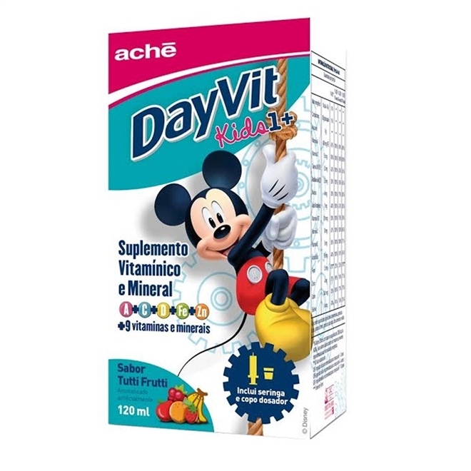 DAYVIT KIDS 120ML - POLIVITAMÍNICO E MINERAL