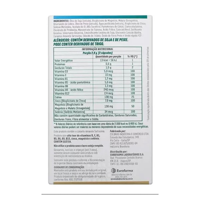 Cogmax Suplemento Vitamínico 60 Cápsulas Na Drogaria Primus