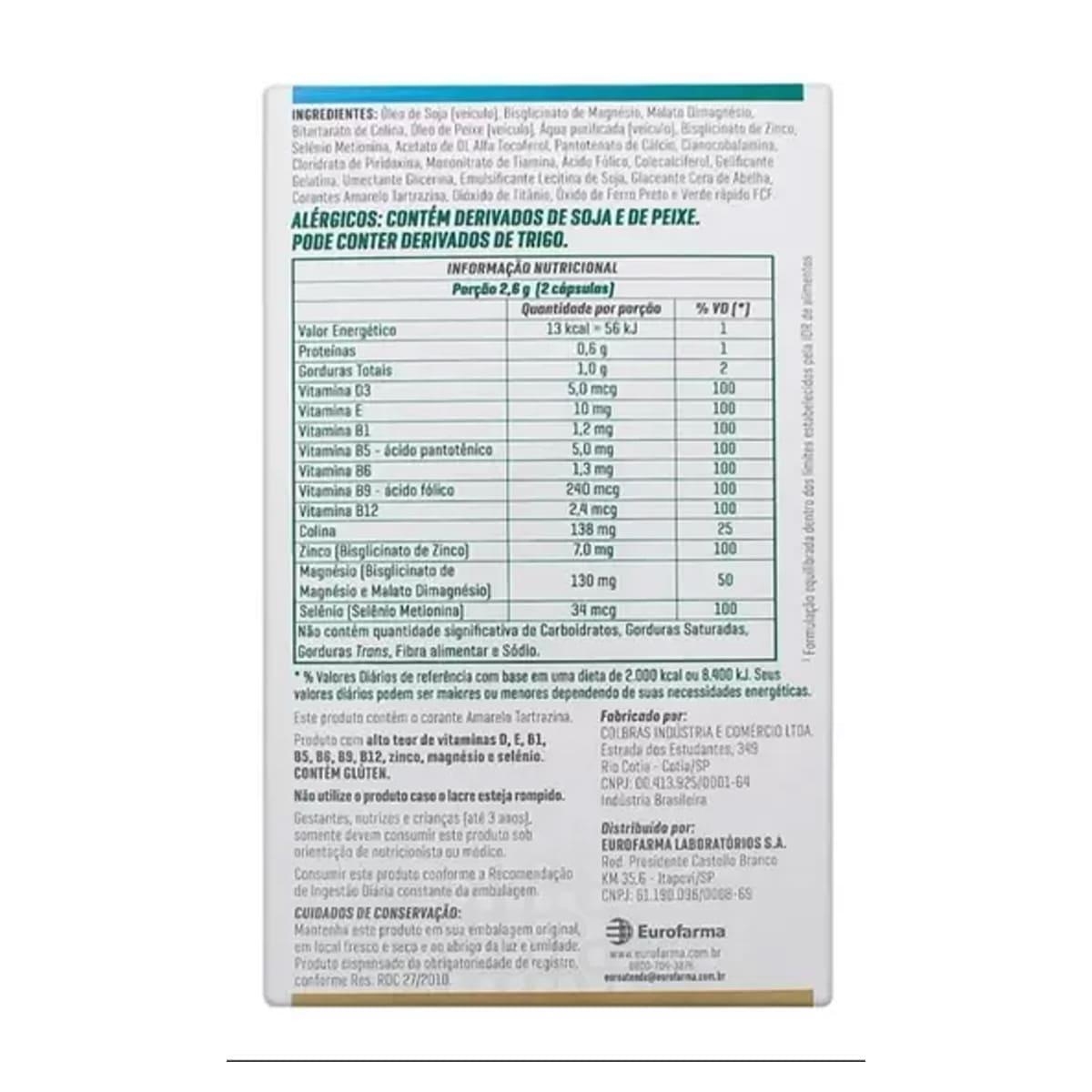 Cogmax Suplemento Vitamínico 60 Cápsulas Na Drogaria Primus