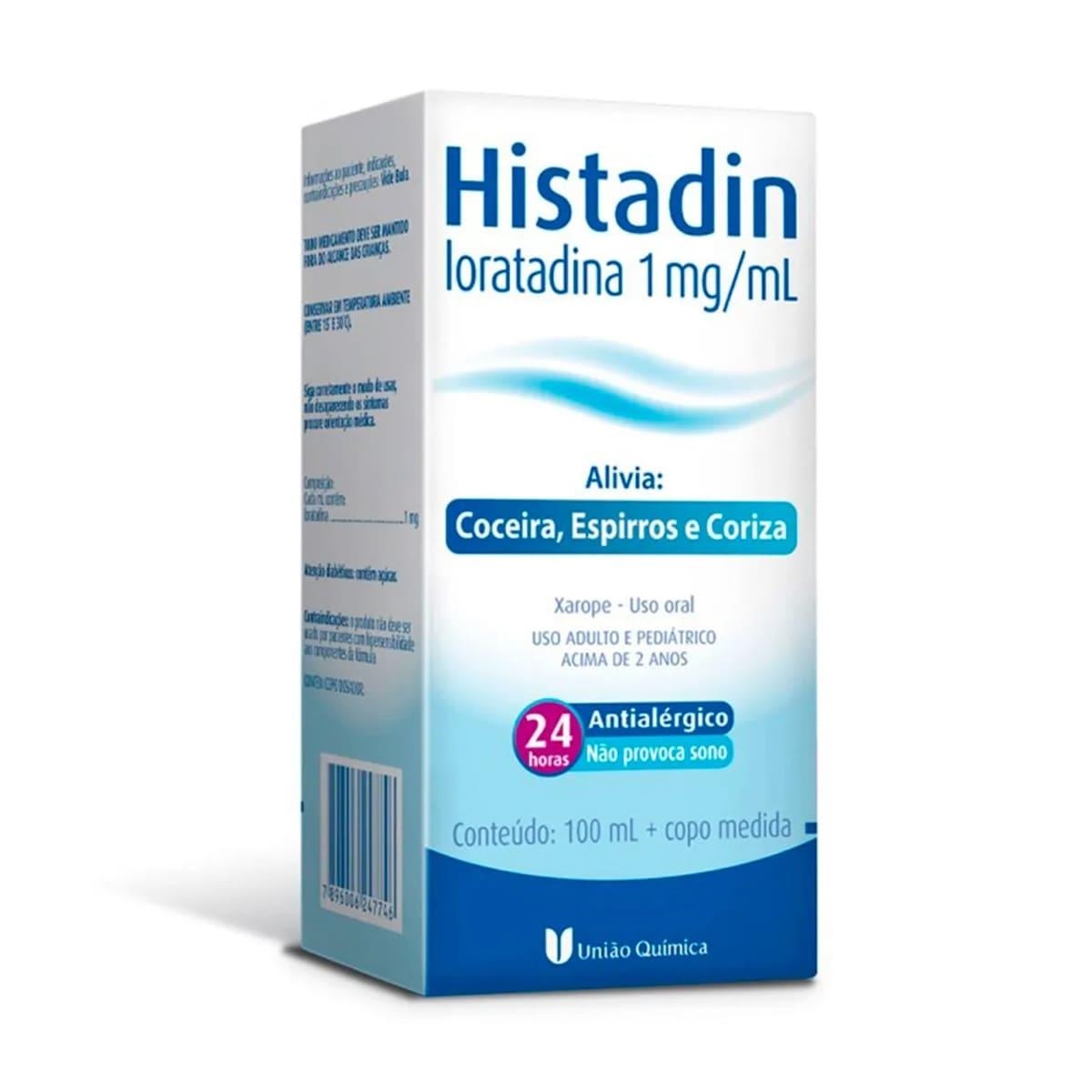 Histadin Xarope 100ml Na Drogaria Primus