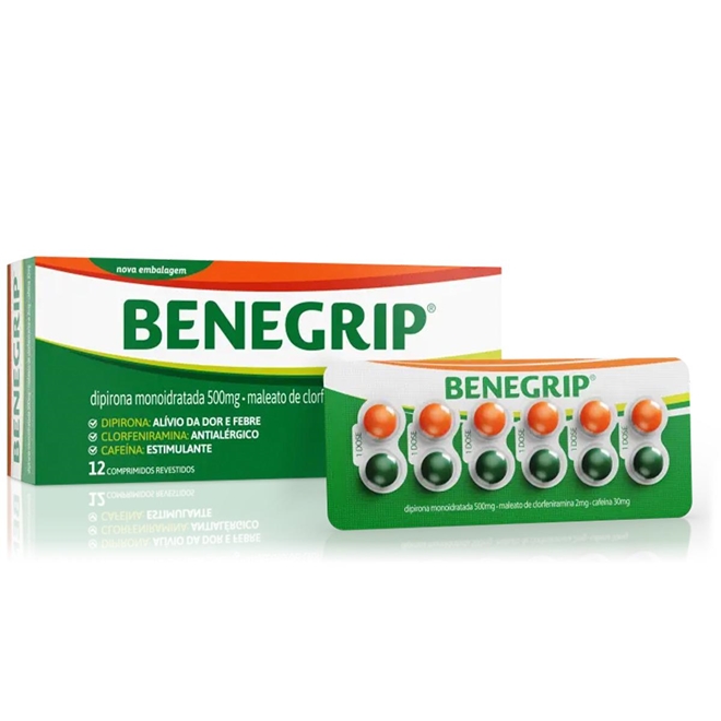 Compre Benegrip Com 12 Comprimidos