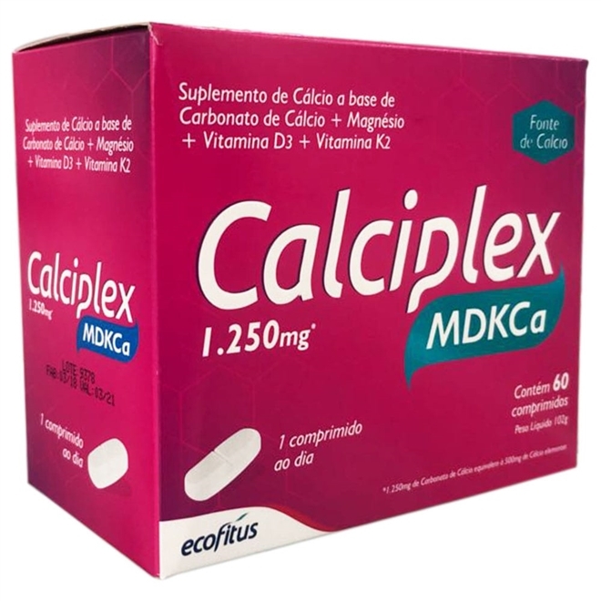 CALCIPLEX MDK - 60 COMPRIMIDOS