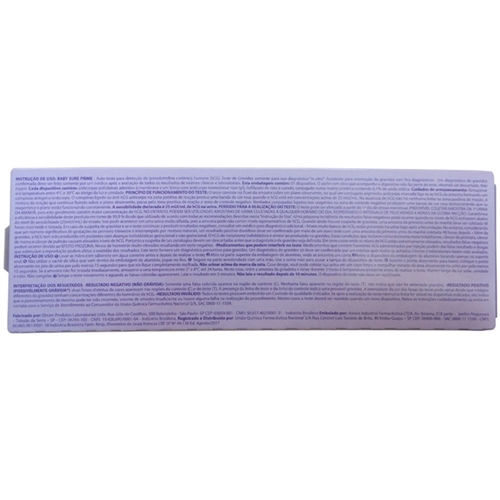 Teste De Gravidez Baby Sure Prime