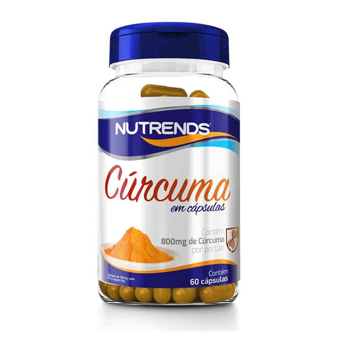 Cúrcuma 600mg Nutrends 60 Cápsulas Na Drogaria Primus