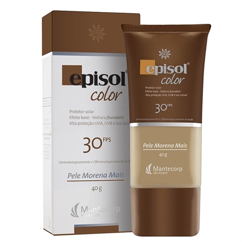 Episol Fps 70 Color Pele Morena Mais - 40gr