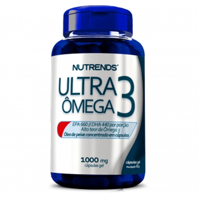 Ultra Ômega 3 1000mg Nutrends 120 Cápsulas Na Drogaria Primus