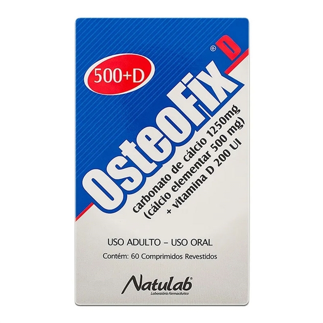 Compre Osteofix D 500mg + 200UI - 60 Comprimidos