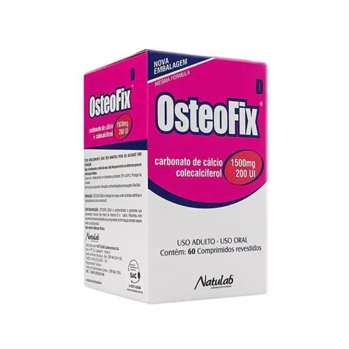 Compre Osteofix D 600mg + 200UI - 60 Comprimidos