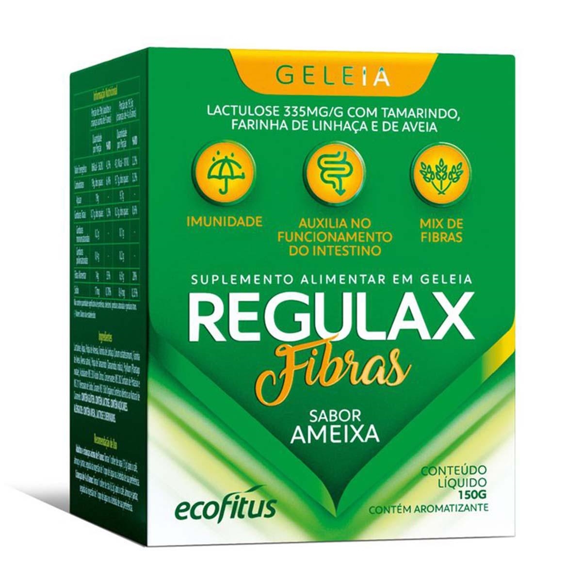 Compre Regulax Fibras Geleia Sabor Ameixa Com 150 Gramas