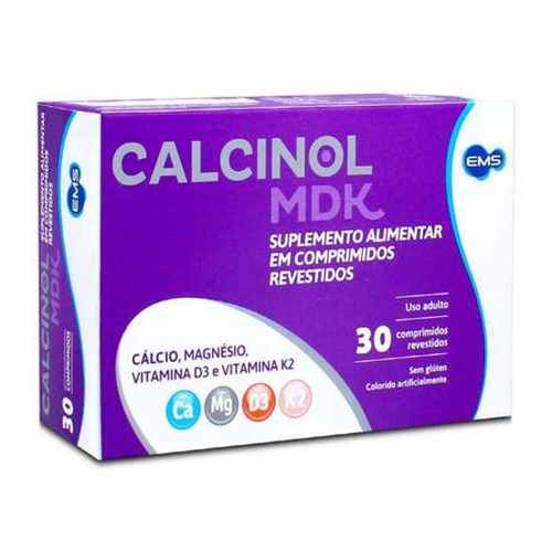 Compre Calcinol Mdk Com 30 Comprimidos
