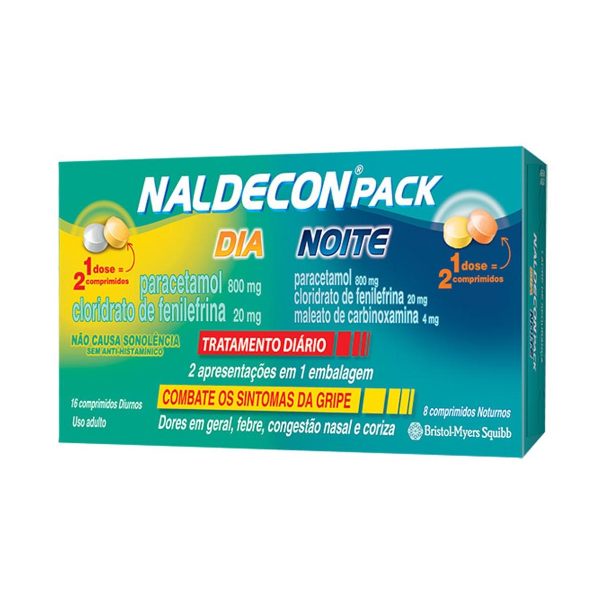 Compre Naldecon Pack Dia E Noite Com 24 Comprimidos