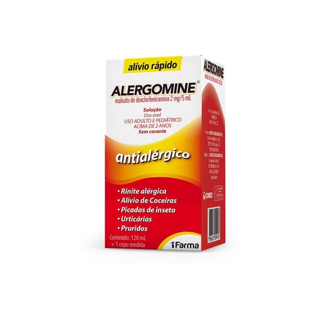 Compre Alergomine Xarope 2mg/5ml - 120ml
