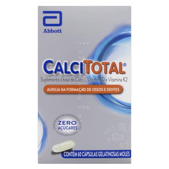 Suplemento Alimentar Calcitotal 60 Cápsulas Na Drogaria Primus