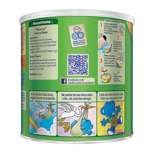 CEREAL INFANTIL MUCILON SABOR MILHO - 400G