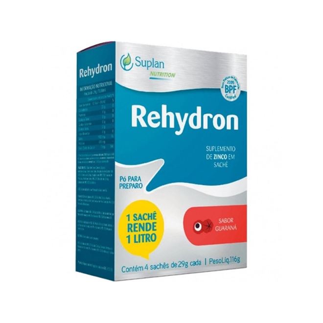 Compre Rehydron Pó Com 4 Envelopes Sabor Guaraná
