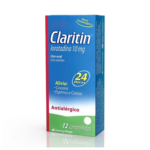 Compre Claritin 10mg Com 12 Comprimidos