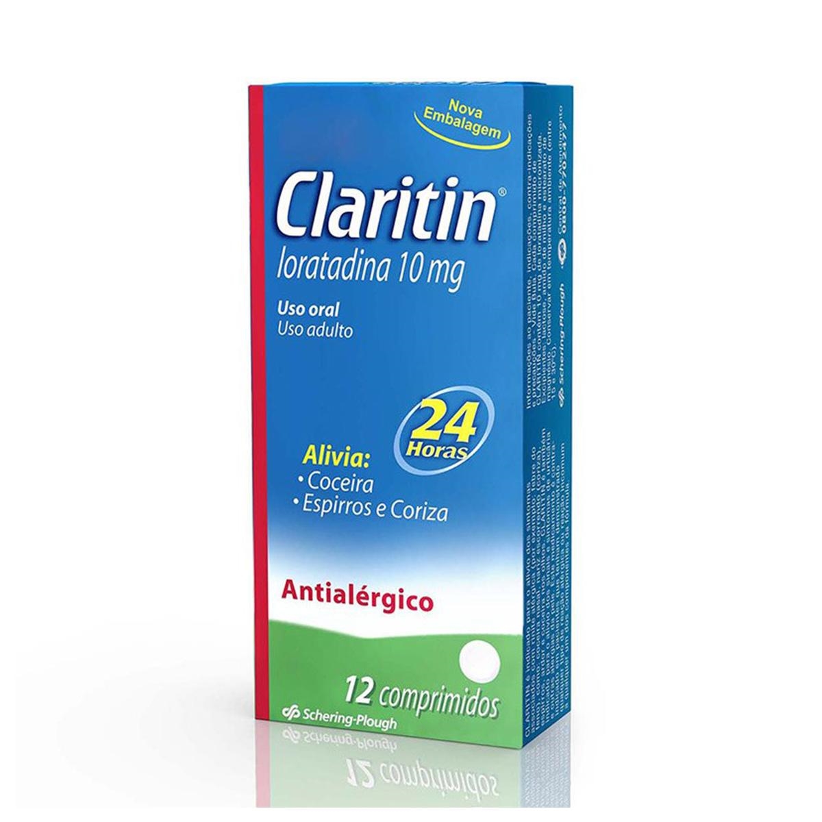 Compre Claritin 10mg Com 12 Comprimidos