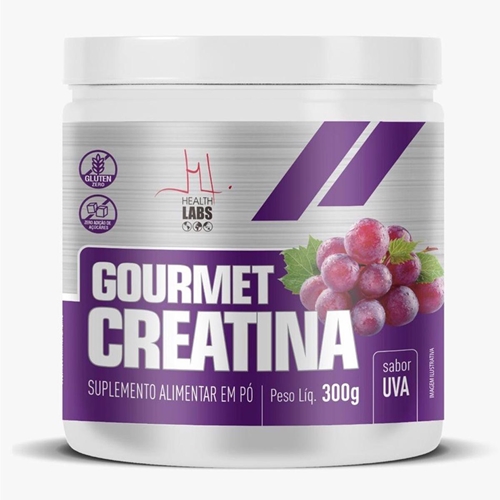 Creatina Gourmet Sabor Uva 300g Na Drogaria Primus