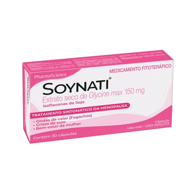 Soynati 150mg 30 Cápsulas Na Drogaria Primus