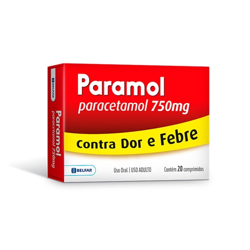 Compre Paramol 750mg Com 20 Comprimidos