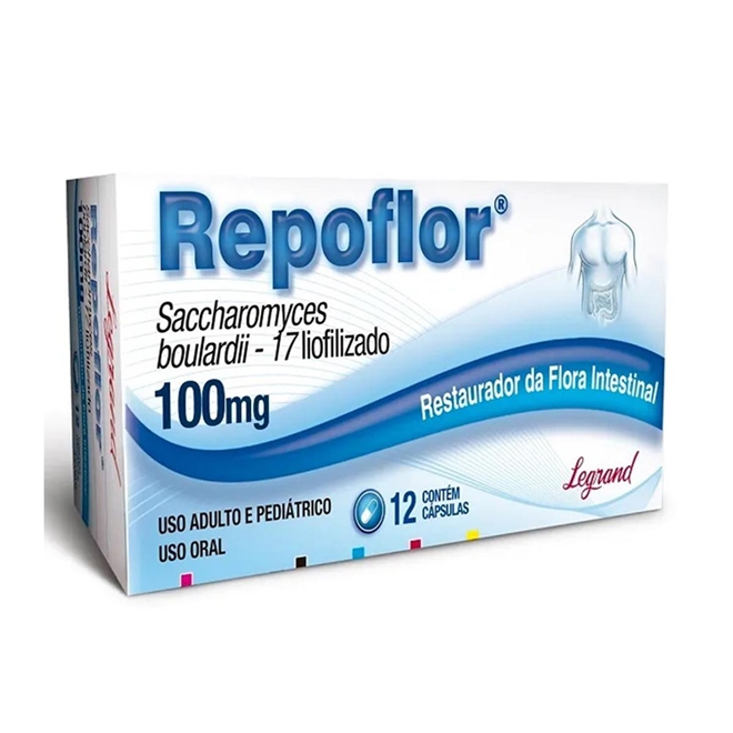 Compre Repoflor 100mg Com 12 Cápsulas