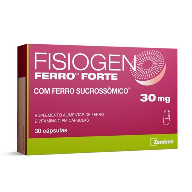 Compre Fisiogen Ferro Forte Com 30 Cápsulas