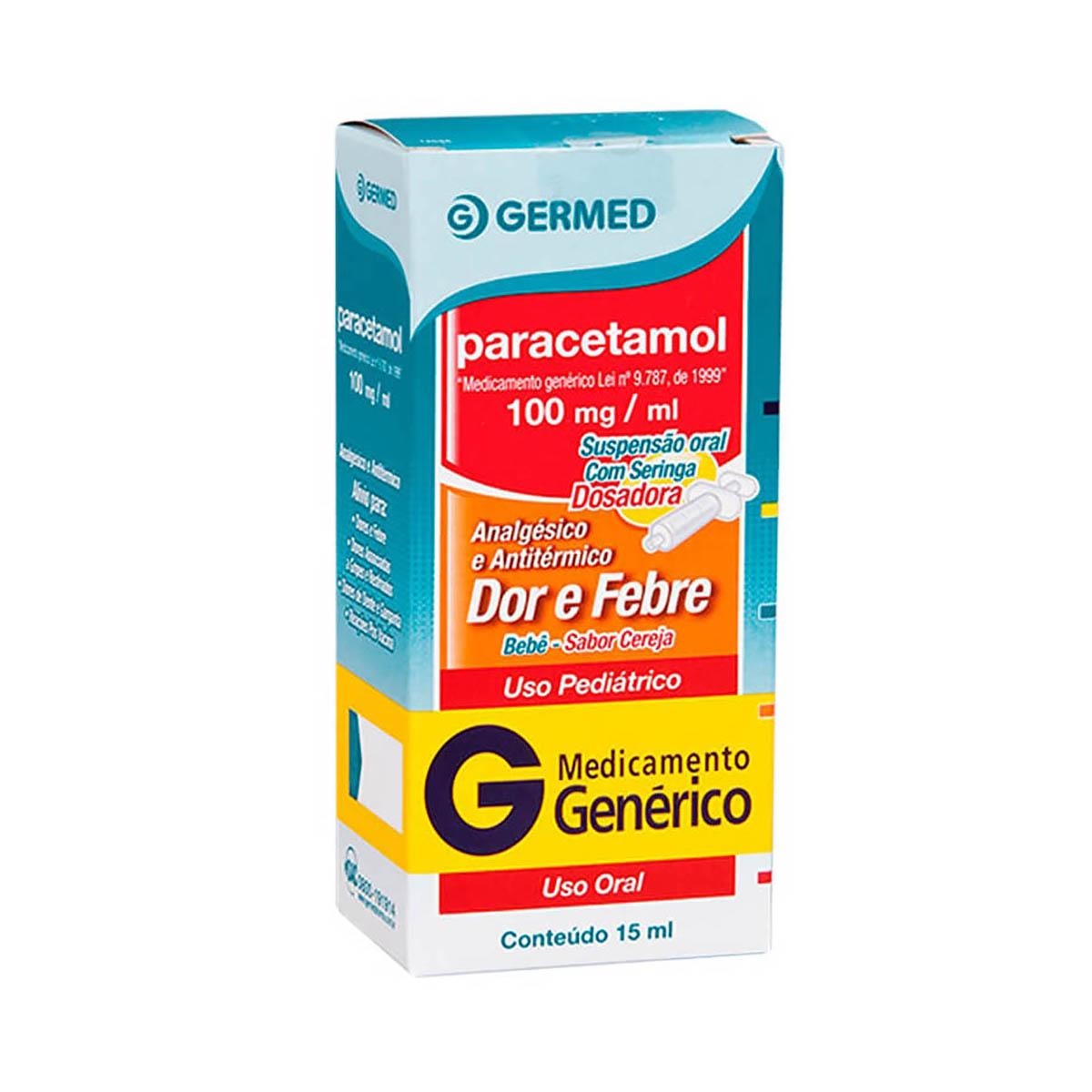 Compre Paracetamol Bebê 100mg/ml Germed Genérico 15ml