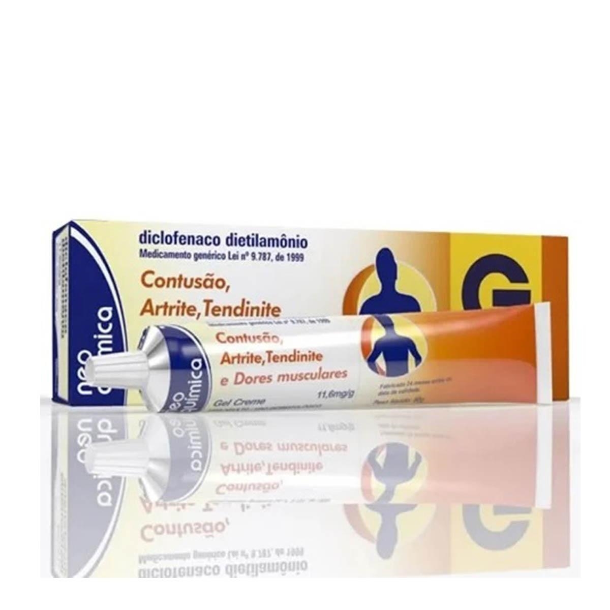 Compre Diclofenaco Dietilamônio Gel Neoquimica Genérico 60 Gramas