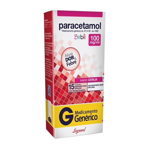 Compre Paracetamol Bebê 100mg/ml Legrand Genérico Com 15ml