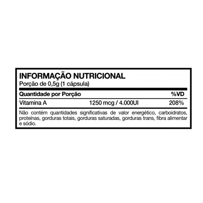 Compre Revigoran Nutrends Vitamina A 4000ui Com 60 Cápsulas