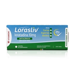 Lorasliv 10mg 12 Comprimidos Na Drogaria Primus