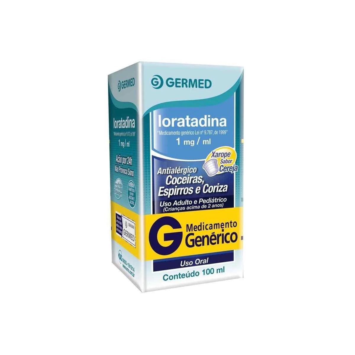 Compre Loratadina Xarope Germed Genérico Com 100ml