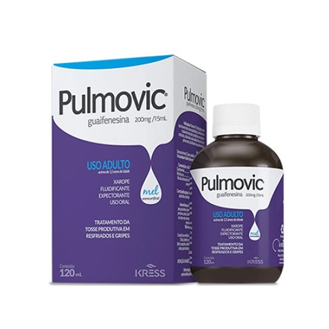 Pulmovic 200mg/15ml Xarope Adulto 120ml Na Drogaria Primus