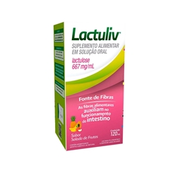 Compre Lactuliv 667mg/ml Sabor Salada De Frutas Com 120ml