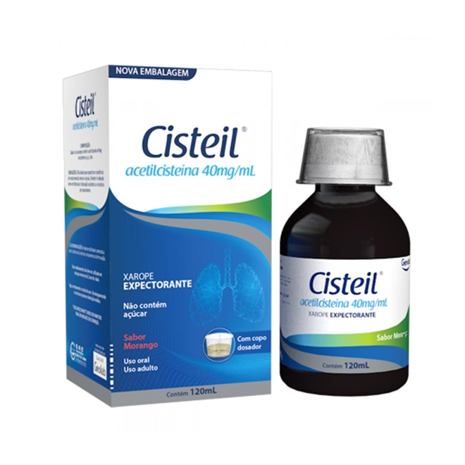Compre Cisteil 40mg/ml Xarope Adulto 120ml