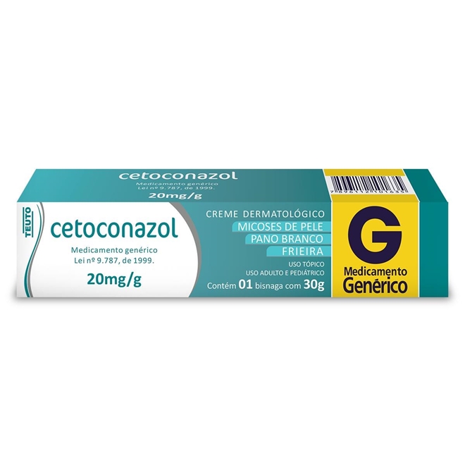 Cetoconazol Creme 20mg/g Teuto Genérico 30g