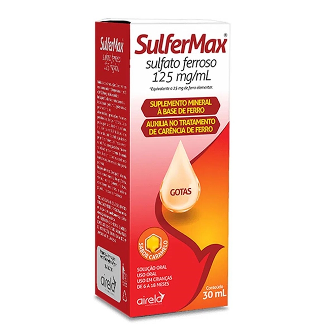 Compre Sulfermax 125mg/ml Solução Oral Com 30ml