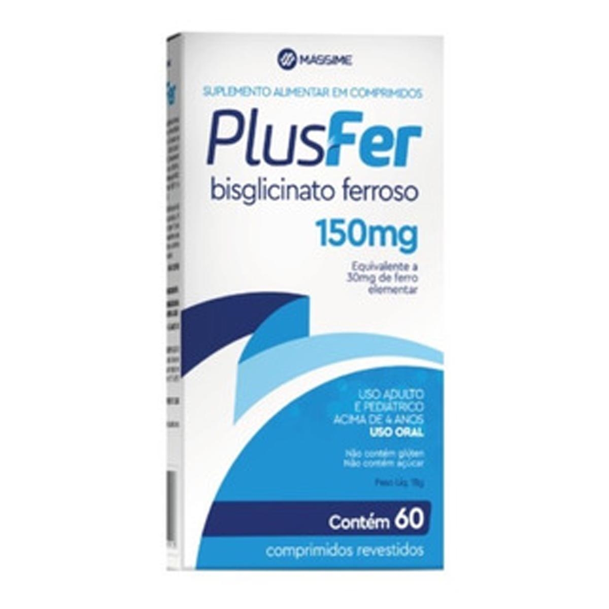 Compre Plusfer 150mg Com 60 Comprimidos